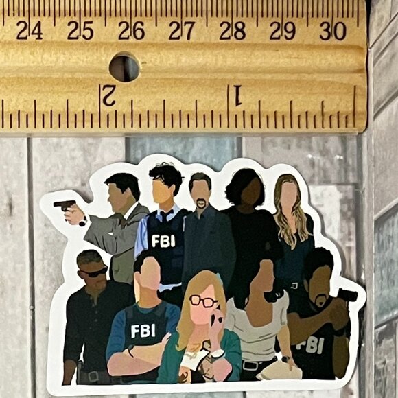 Office | 110 Criminal Mind Reusable Waterproof Vinyl Sticker Decal ...